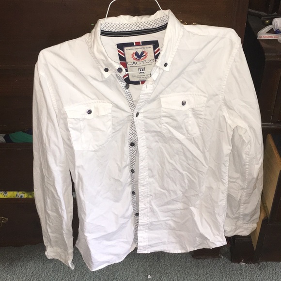 Shirts | Mens Solid White Dress Shirt | Poshmark
